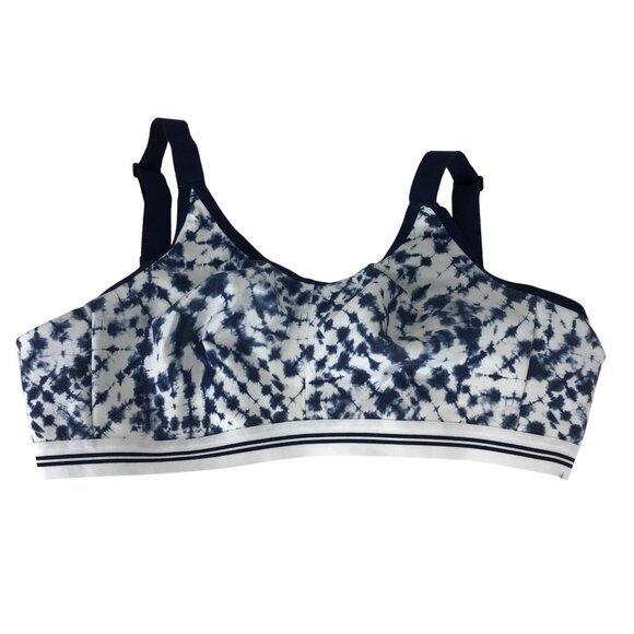 Cacique | Intimates & Sleepwear | Cacique Womens 44d White Blue Cotton ...